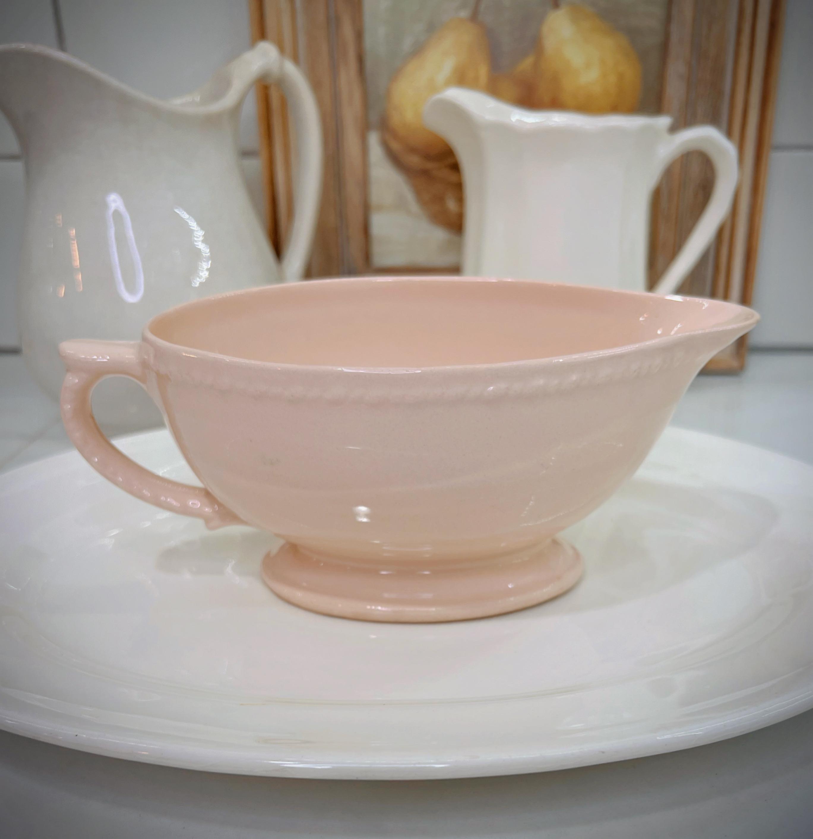 Vintage Pale Pink Smith Taylor Gravey Boat - Etsy