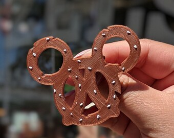 MADE TO ORDER Mickey Mouse Pretzel Pin Handmade Mini Food Candy Jewelry ...