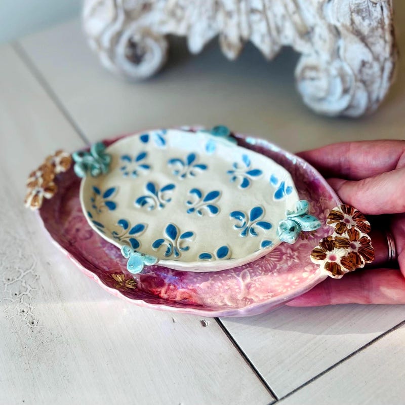 Handmade Pottery Tray - Etsy