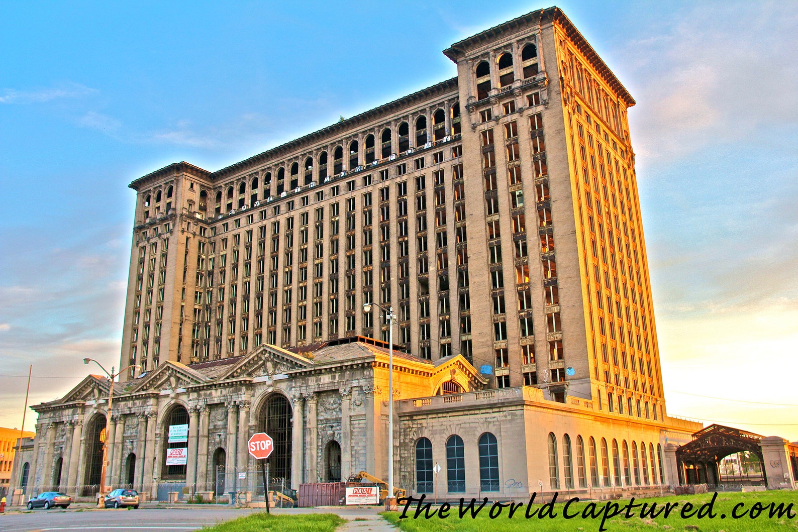 Detroit Mat Print: Grand Central Station - Detroit - Etsy