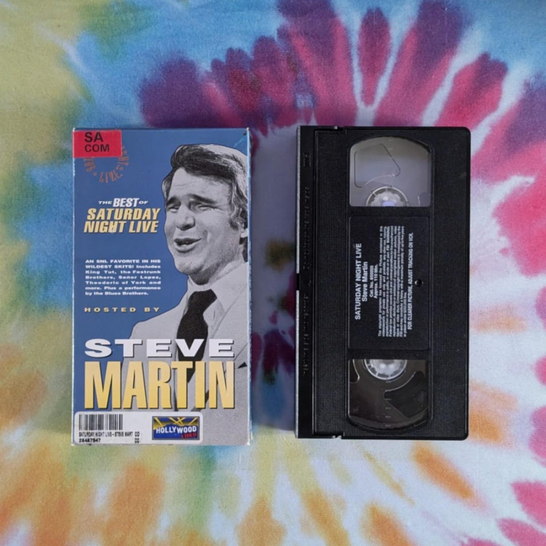 The Best of Saturday Night Live: Steve Martin (VHS, 1992, Starmaker ...