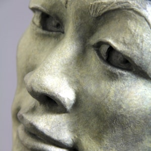 Cast Bronze Female Portrait Sculpture, Edition 1 of 12 - Etsy