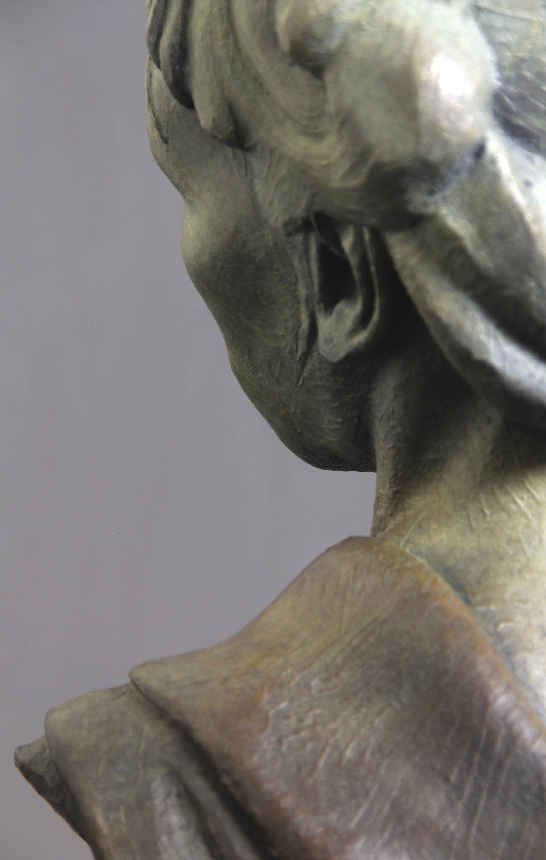 Cast Bronze Female Portrait Sculpture, Edition 1 of 12 - Etsy