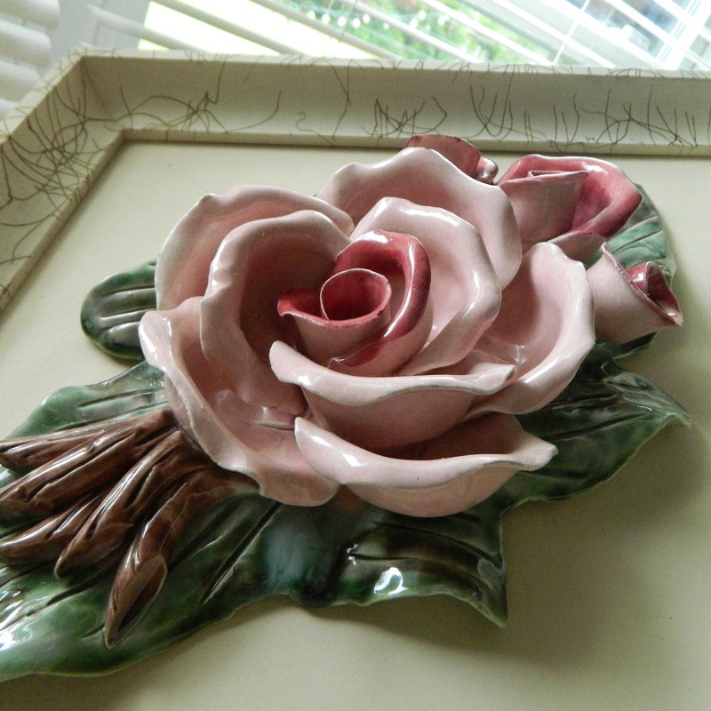 Ceramic Rose - Etsy