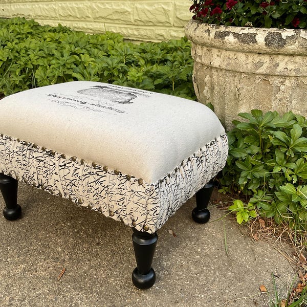 French Footstool - Etsy