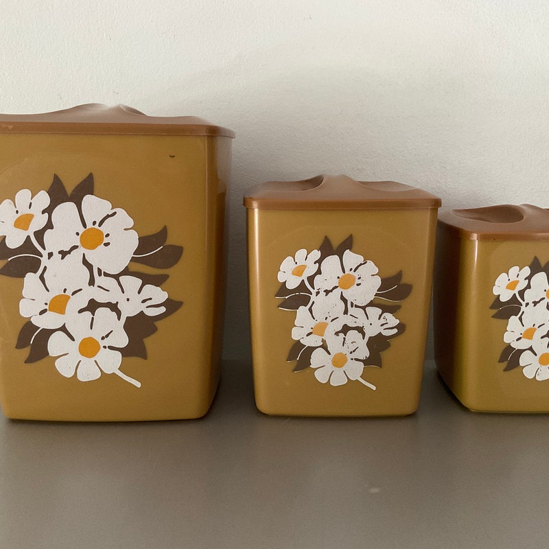 Retro Canister Set - Etsy