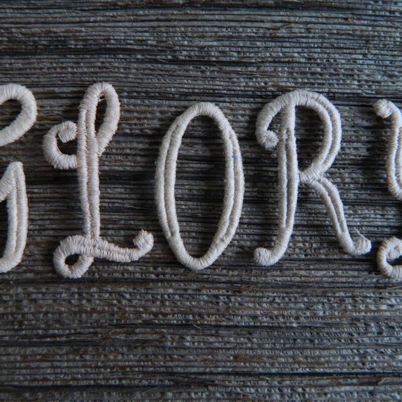 Rustic Letters - Etsy