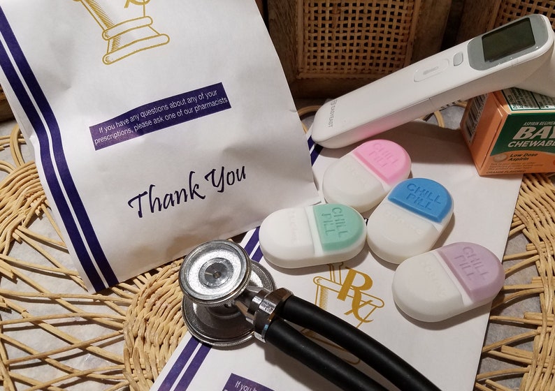 Chill Pill Soap Novelty Set of Four With RX Bag Great Party - Etsy