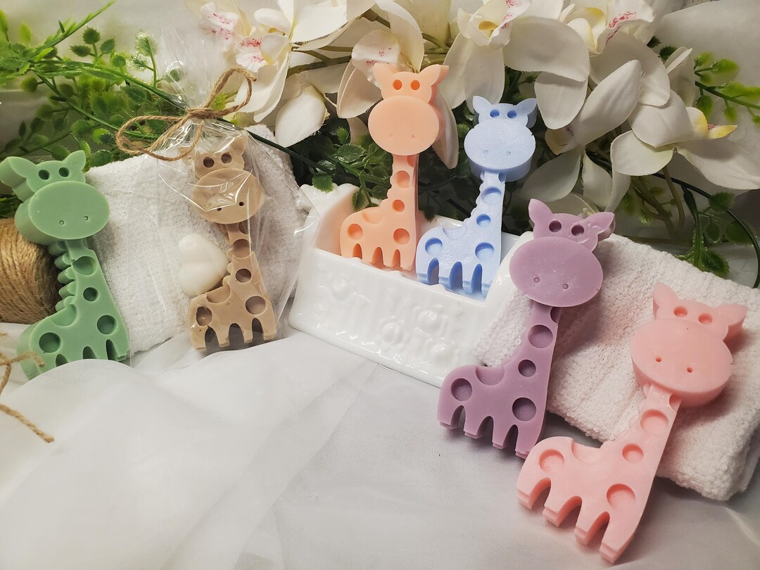 Handmade Giraffe Soap Favors: Jungle Safari Party, Baby Shower - Etsy