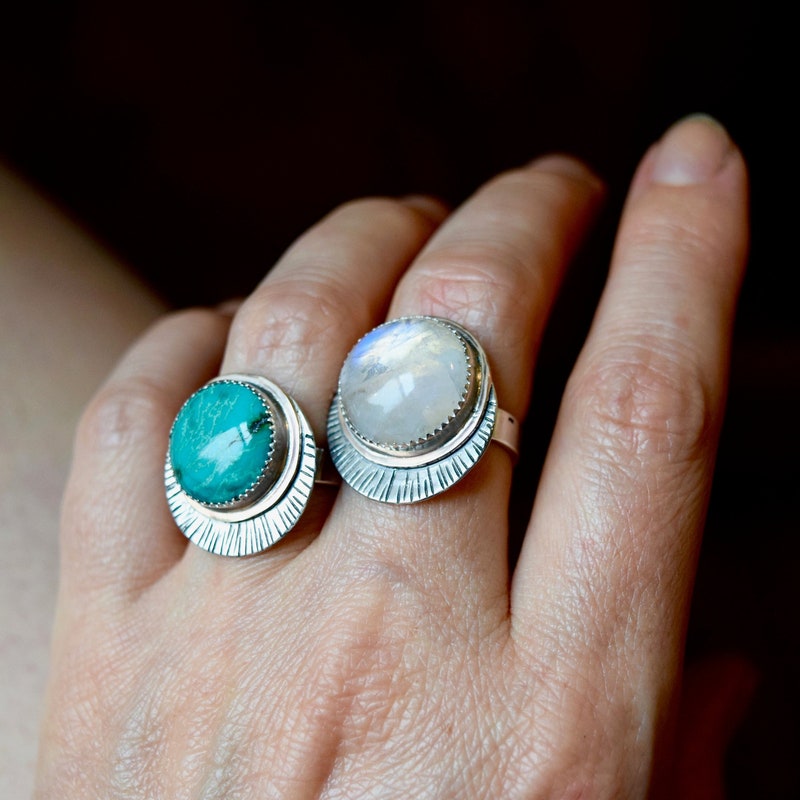 Turquoise Statement Ring - Etsy