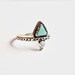 Turquoise Triangle Ring Turquoise Jewelry Moonstone Jewelry | Etsy