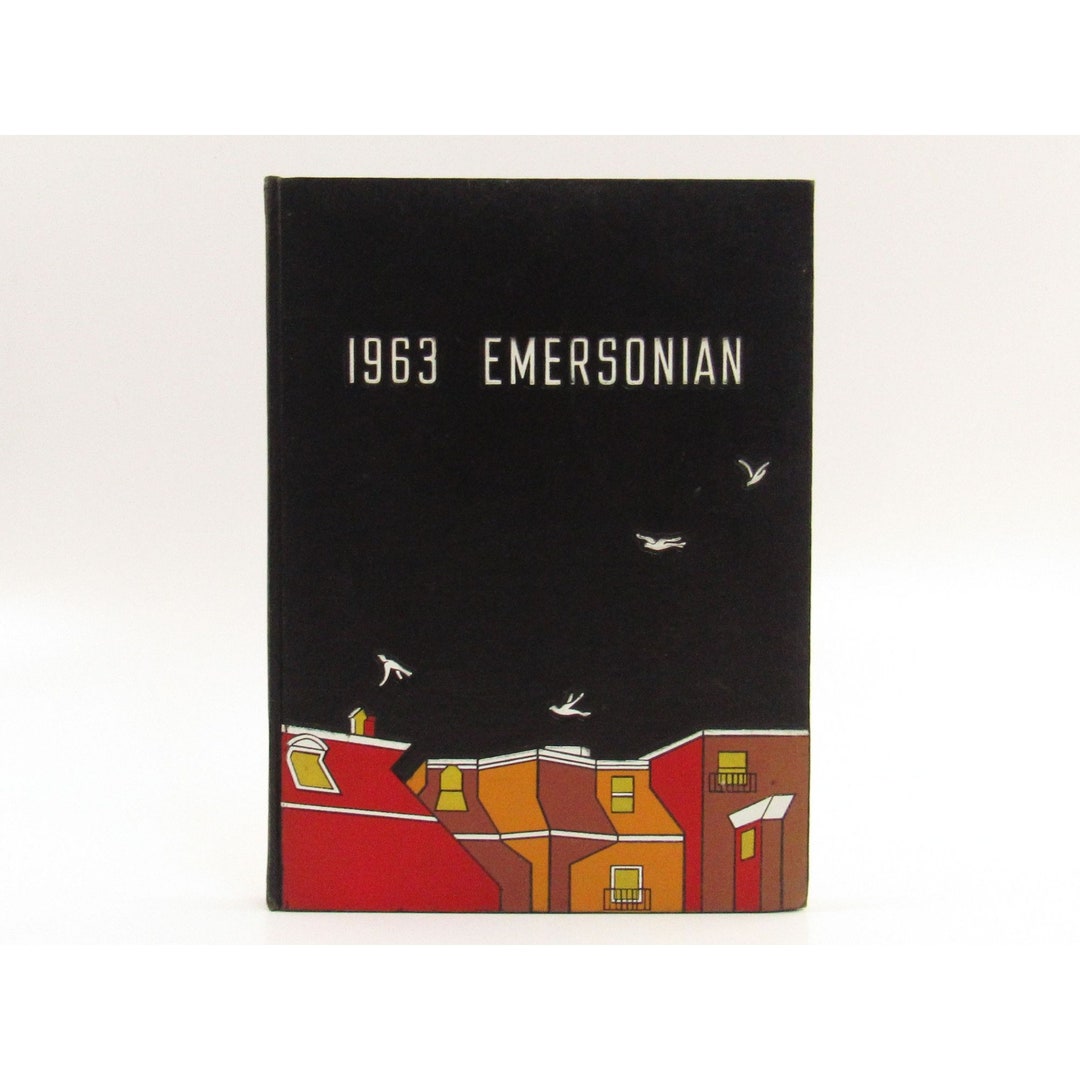 1963 Emerson Collage Boston Emersonian Yearbook B041 - Etsy