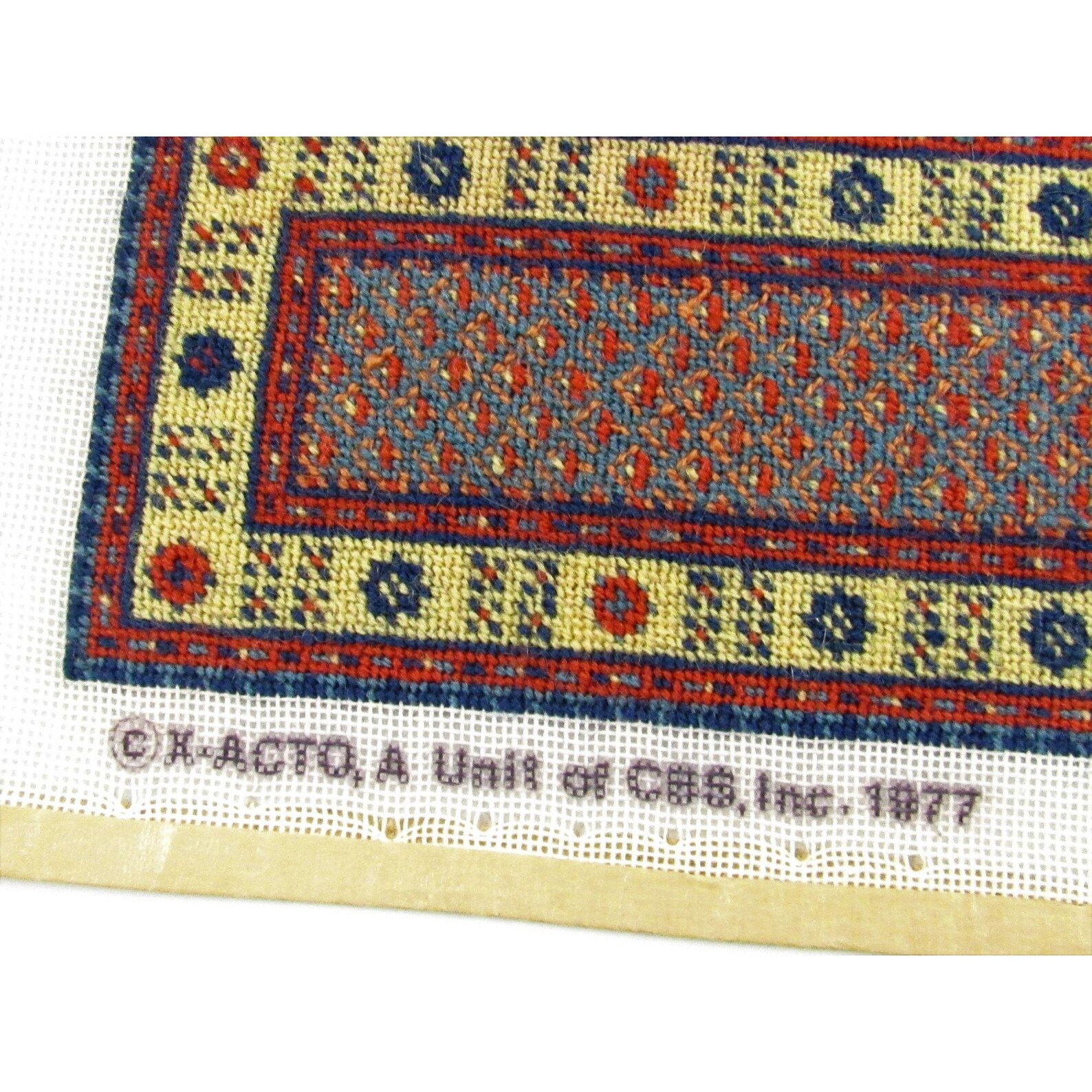 Artisan Crafted Petit Point Needlepoint Rug 9.25 X - Etsy