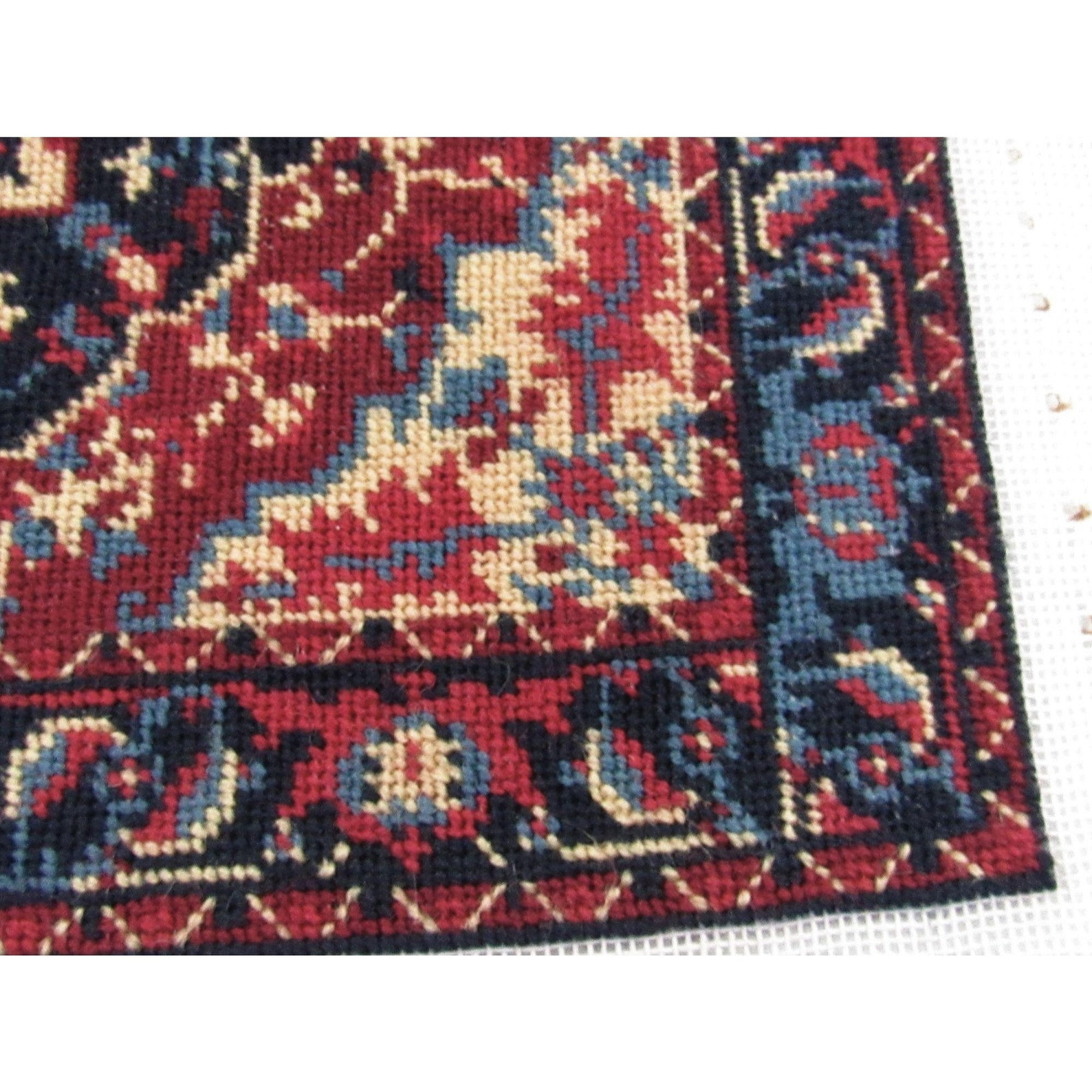 Artisan Crafted Petit Point Needlepoint Rug 9.75 X - Etsy UK