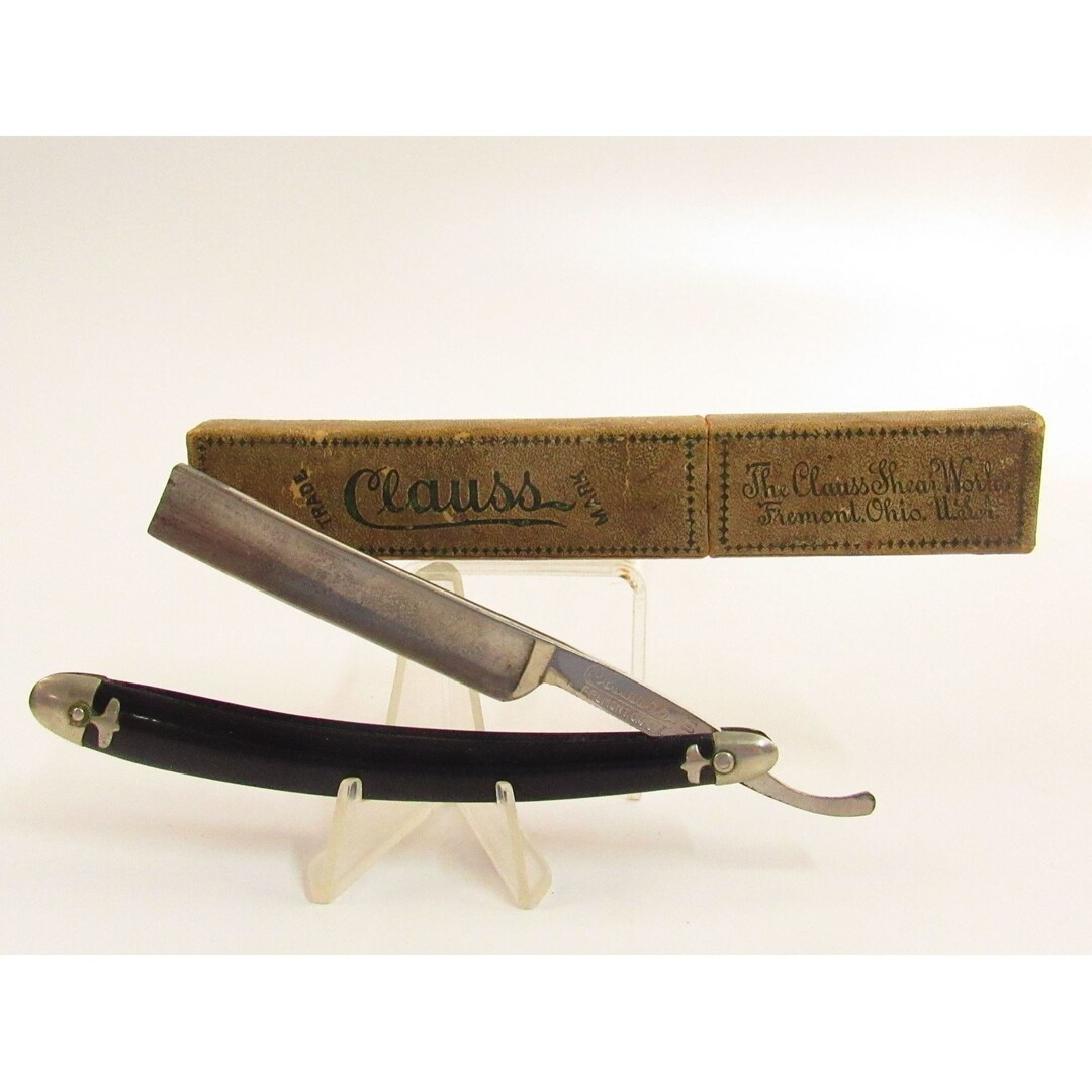 Clauss Shear Works 4101 Straight Razor With Original Coffin Box E375 - Etsy