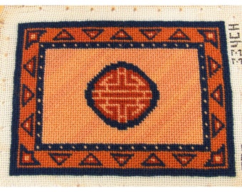 Dollhouse Petit Point Rug - Etsy