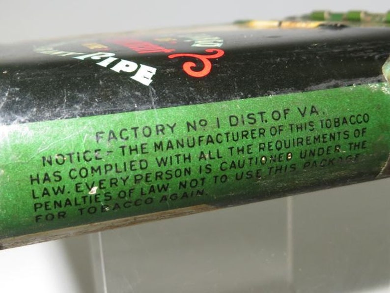 Vintage Half and Half Lucky Strike Pipe Tobacco Collapsible - Etsy