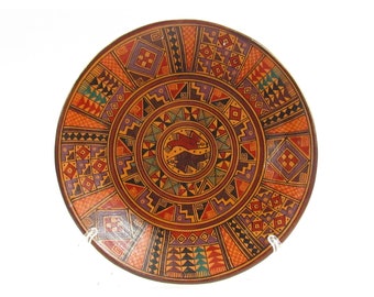 Aztec Pottery Plate | Etsy