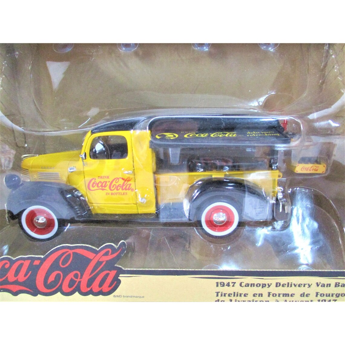 Ertl Coca Cola Diecast 1947 Canopy Delivery Van Coin Bank - Etsy