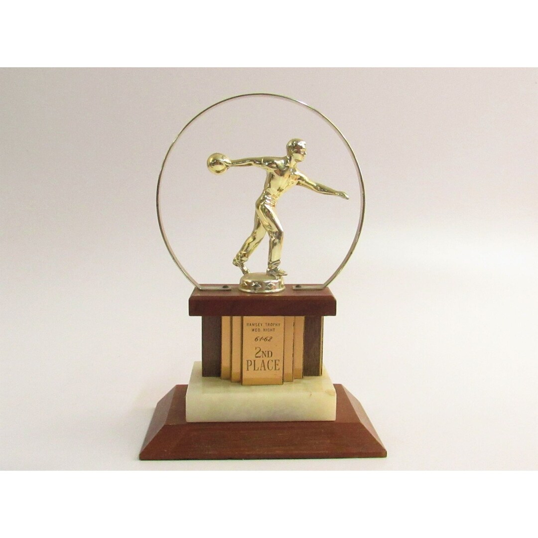 Mid Mod Ramsey Bowling Trophy 1961-62 2nd Place Ramsey Indiana - Etsy