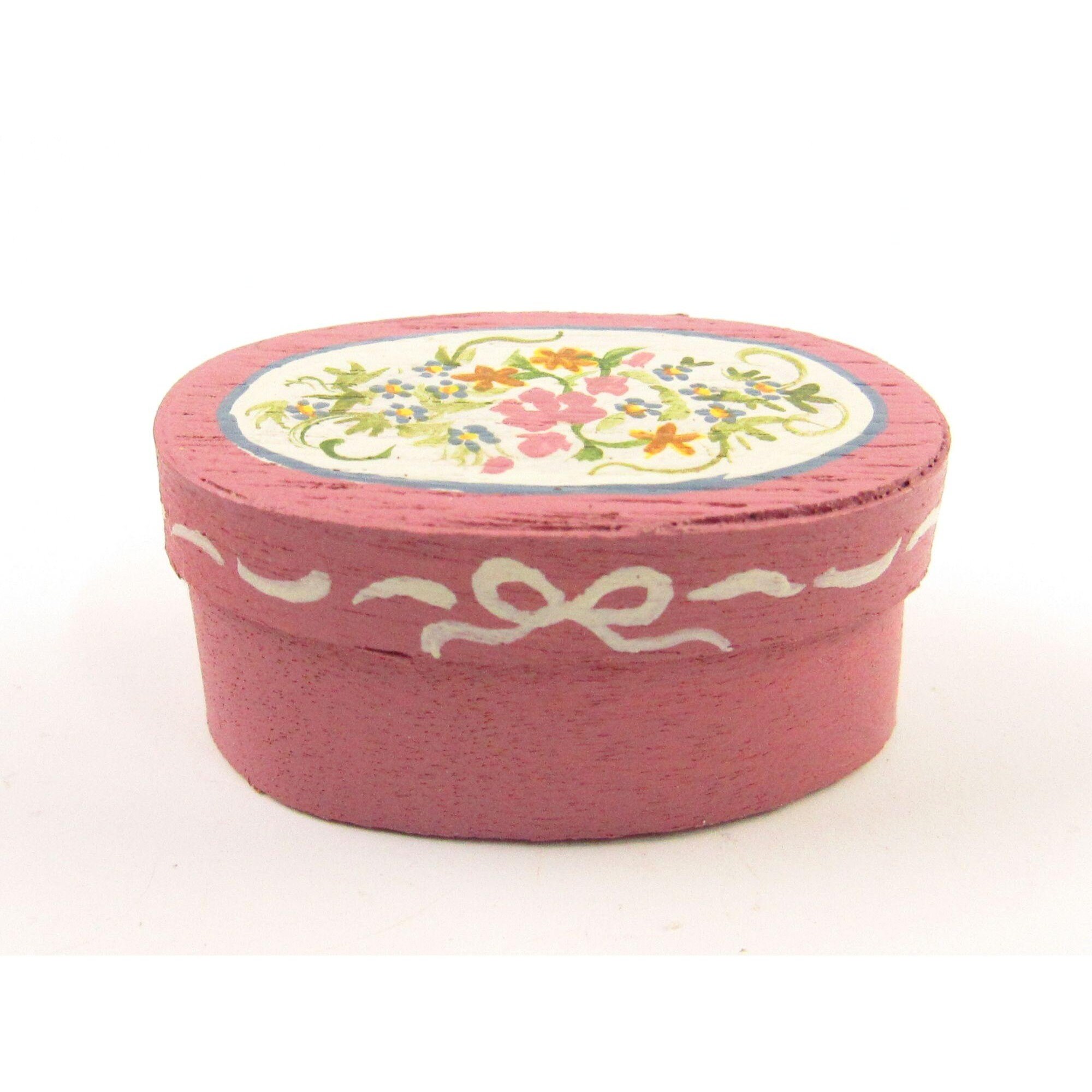 Miniature Artisan Painted Shaker Style Box by Ward for | Etsy