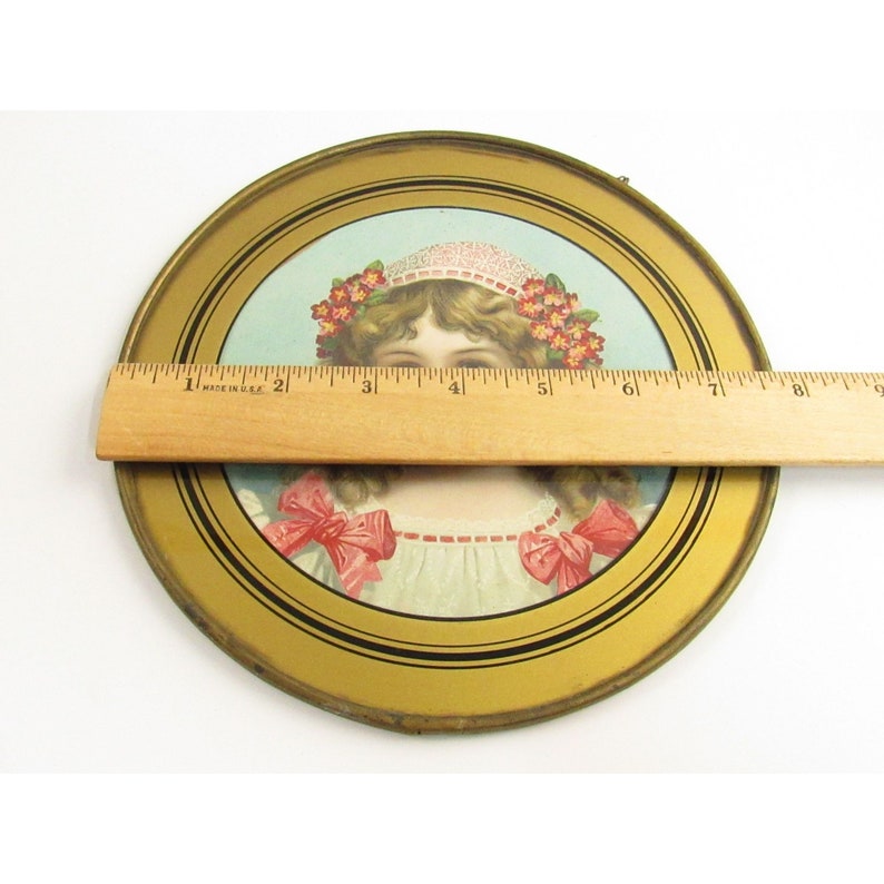 Victorian Era Flue Cover Wall Art Young Girl Pink Posies - Etsy