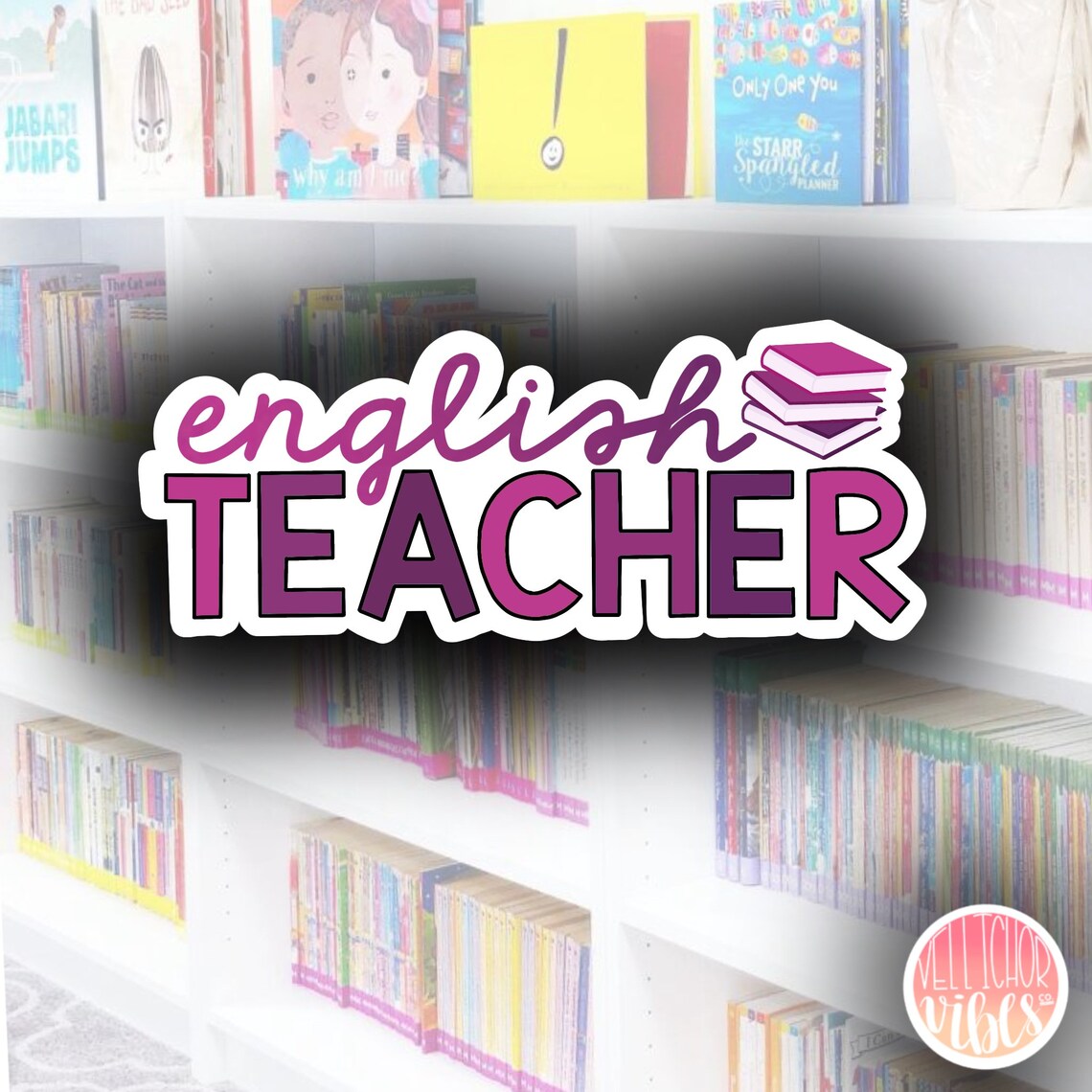 English Teacher Sticker Etsy
