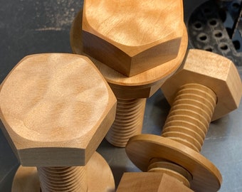 3D Printed Impossible Bolt and Nut - Etsy