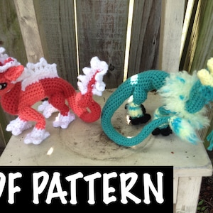 Pouncing Dragon Crochet Pattern - Etsy