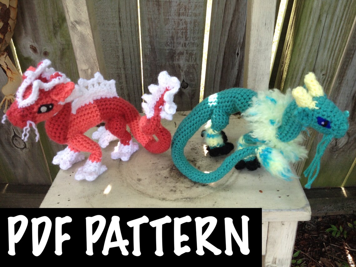 Chinese Dragon Crochet Pattern - Etsy