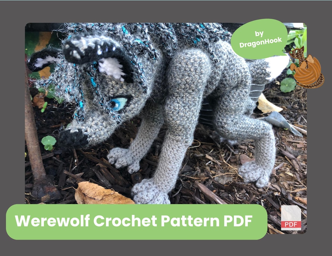 Werewolf Crochet Pattern - Etsy