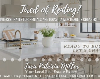 Tired of Renting Postcard & Card Real Estate Farming Realtor Marketing ...