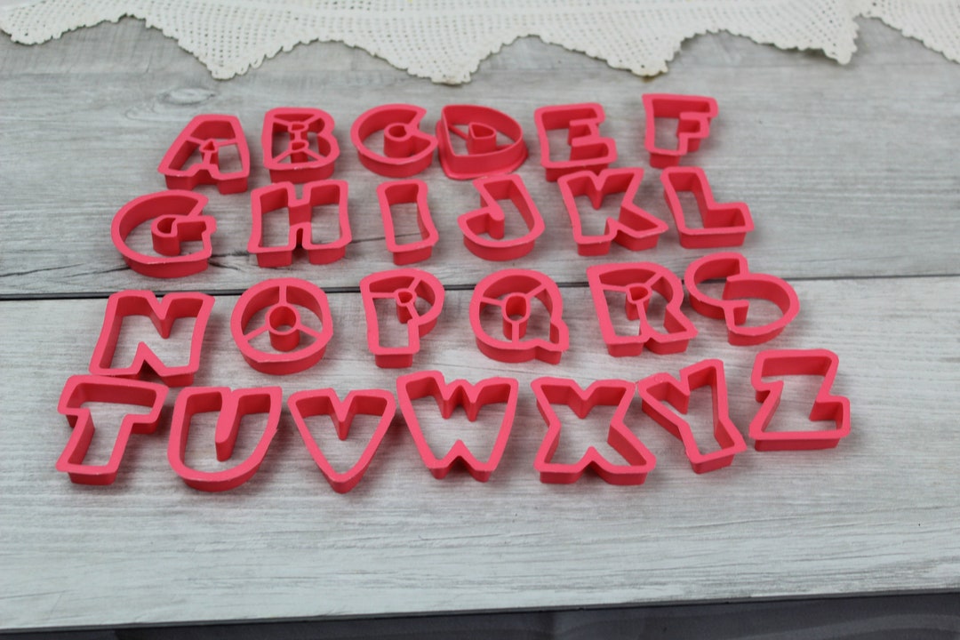 Jigglers Jello Brand Alphabet Mold 25 Letters Cookie Cdough Cutters - Etsy