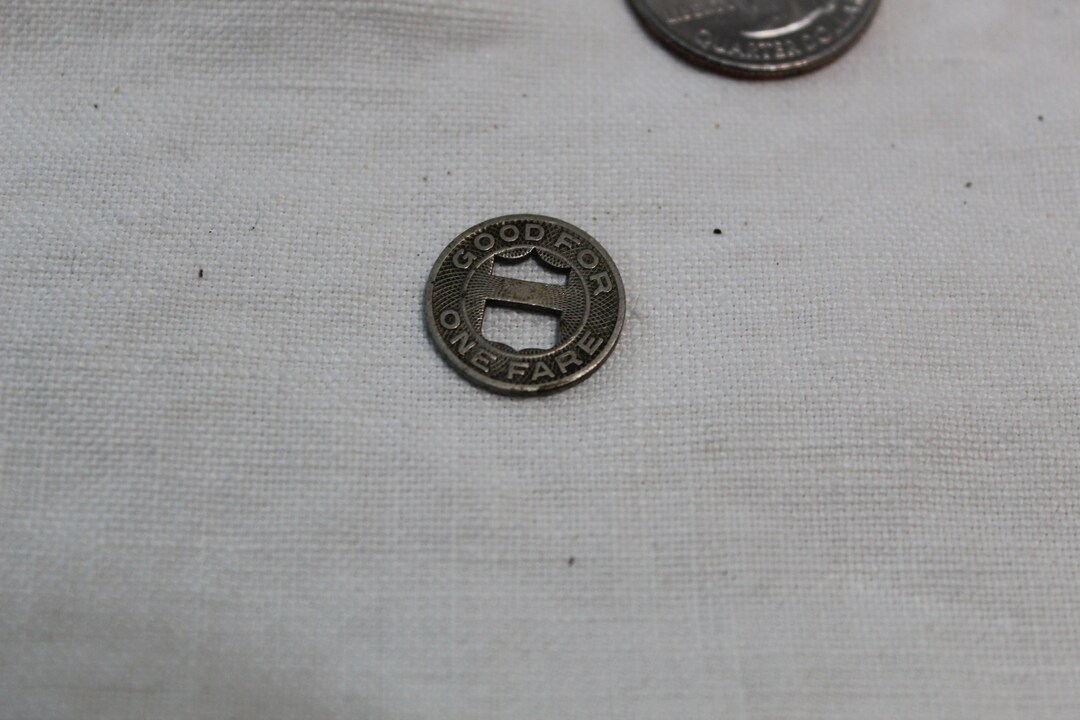 Vintage Los Angeles Transit Lines Token Transportation - Etsy