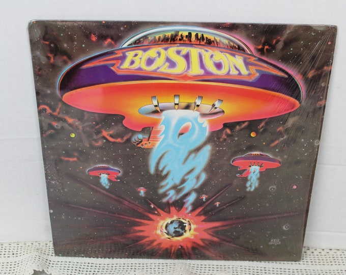 BOSTON Vintage Vinyl Record Epic Record Label 1976 AL 34188 More Than A ...
