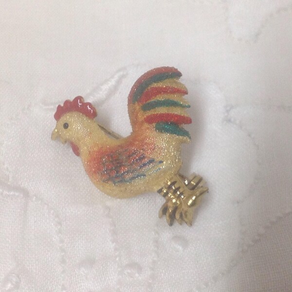 Rooster Pin - Etsy