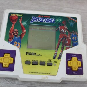 Tiger Electronics Power Rangers and All Pro Basketball Games Working ...