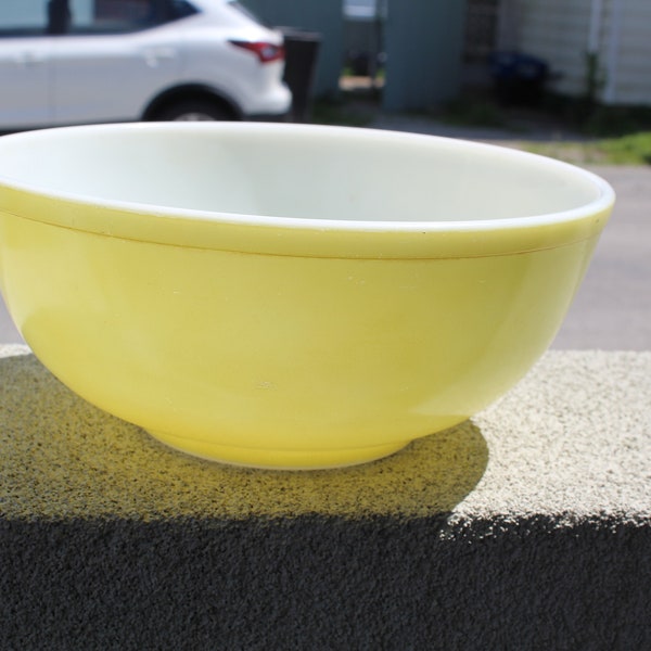 Yellow Mixing Bowl - Etsy