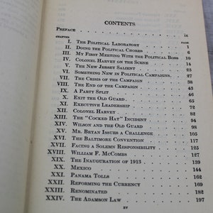 History Book President Woodrow Wilson as I Know Him by Joseph P Tumulty ...