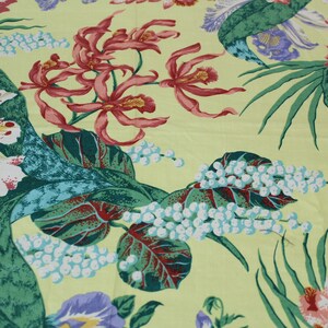 Vintage Tropical Fabric Floral Mustique 7861 Scalamandre Exclusive ...