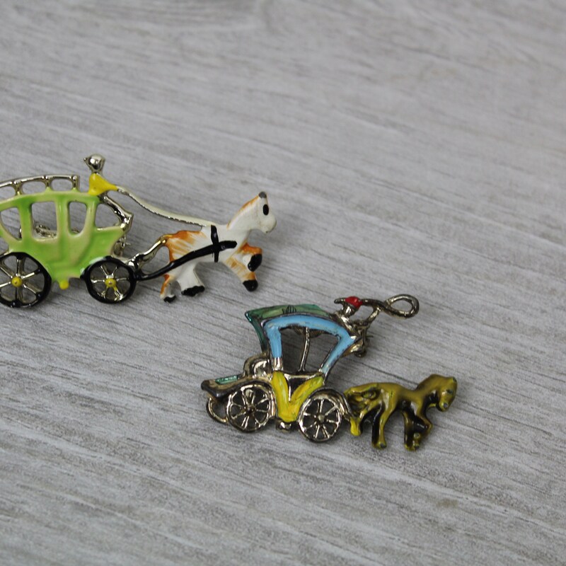 Horse and Carriage Pin - Etsy