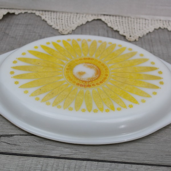Pyrex Sunflower - Etsy