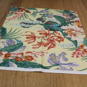 Vintage Tropical Fabric Floral Mustique 7861 Scalamandre Exclusive ...