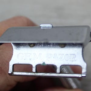 Mens Razor Vintage Gem G-bar Flip Top Single Edge Safety - Etsy