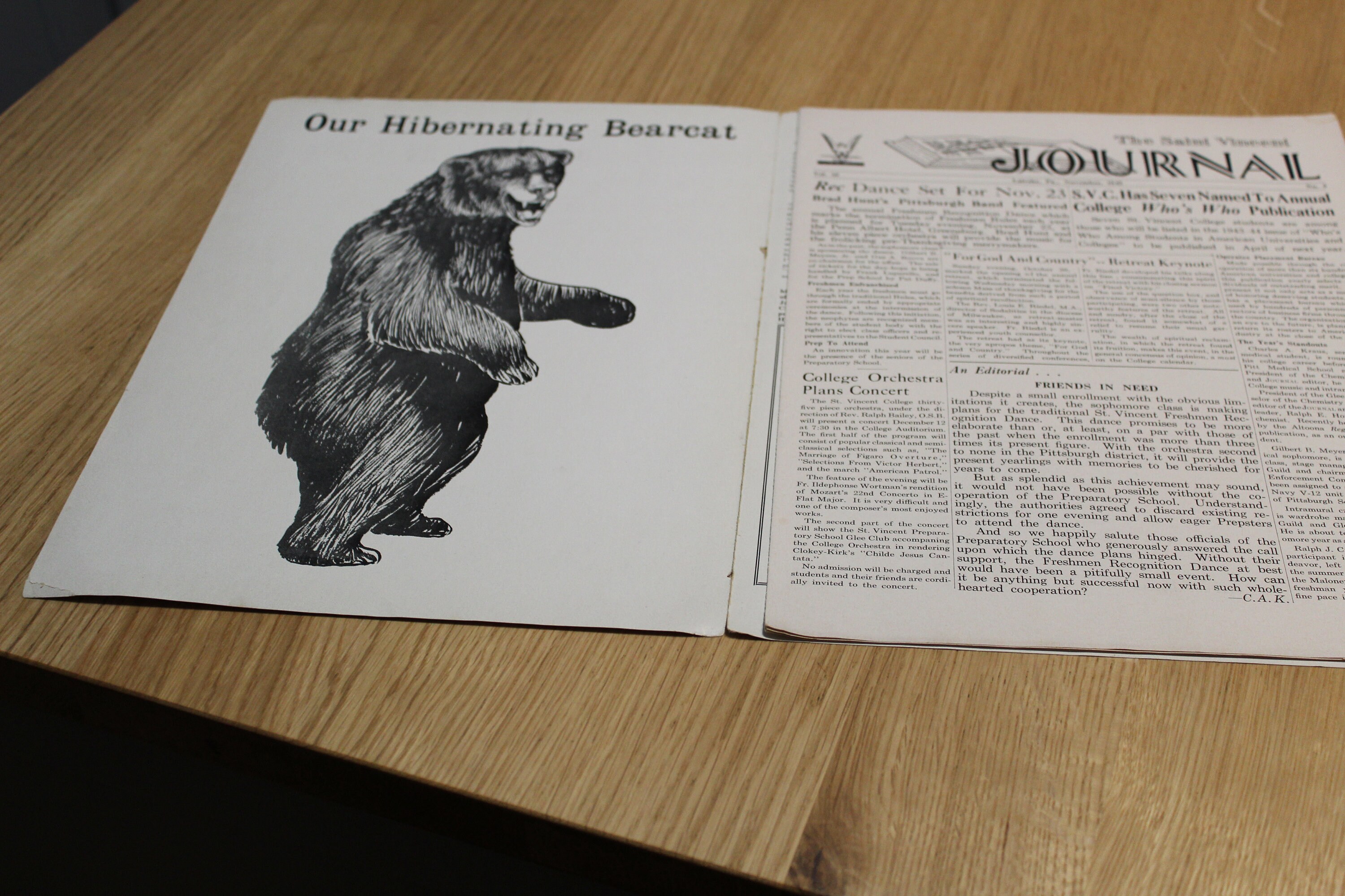 Vintage WWII Magazine The Saint Vincent Journal November 1943 | Etsy