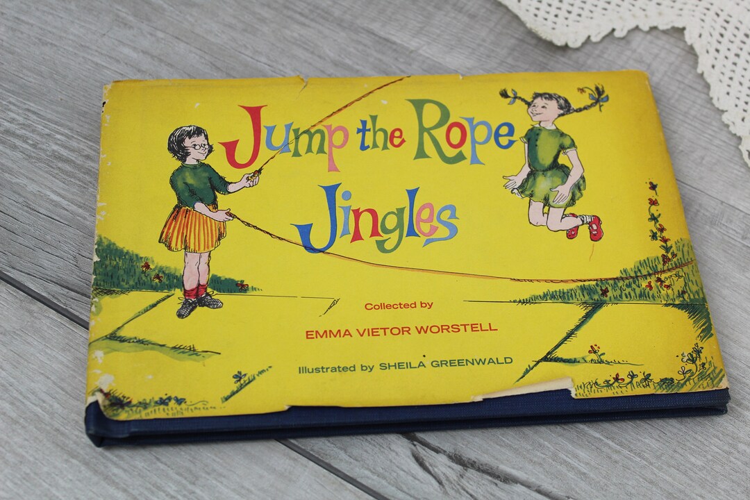 Children's Book Jump the Rope Jingles Book 1961 Emma Vietor Worstell ...