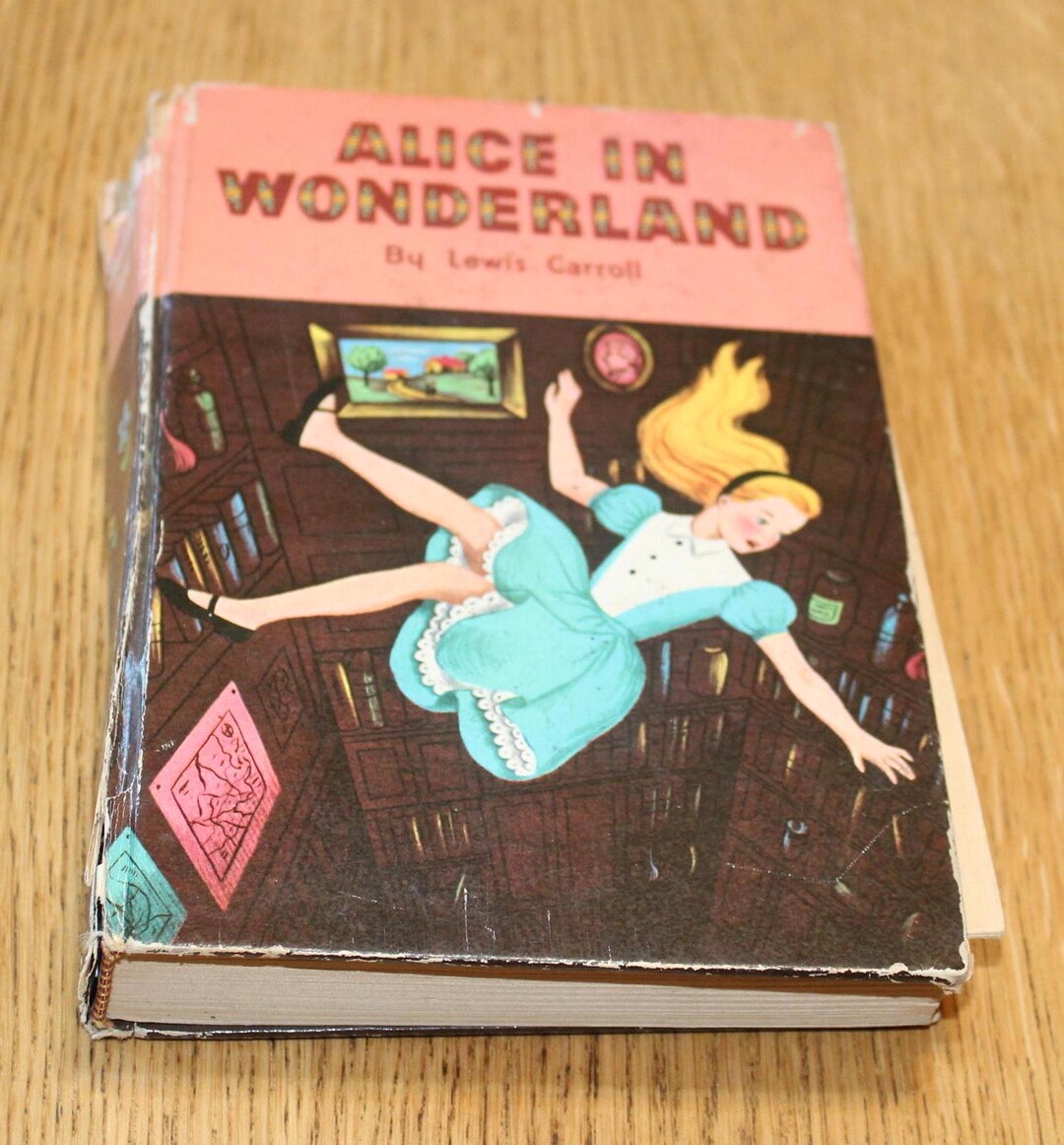 Alice in Wonderland Lewis Carroll Illustrated Roberta Paflin 1955 Hard ...