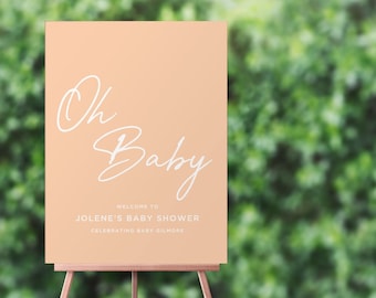 Baby Shower Sign Foam Board - Etsy