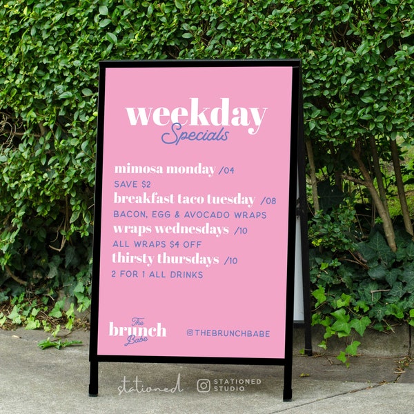 Sandwich Board Sign - Etsy