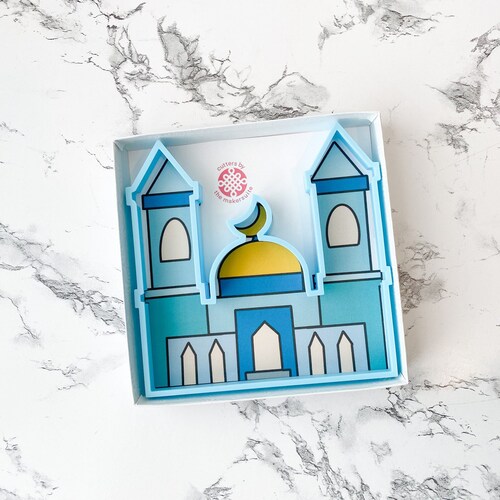 3D Mosque Model PRINTABLE Ramadan Decor Islamic Papercraft - Etsy